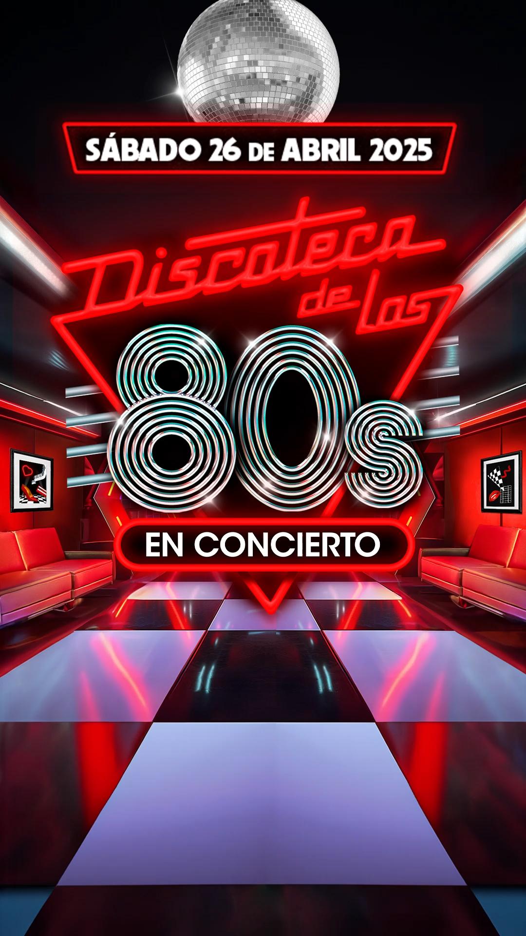 Discoteca de los 80 - ¡VUELVE AL LUGAR DONDE ERES FELIZ!